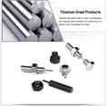 2 Pairs Stainless Steel Piercing Screws Earrings Ear Stud Punk Style ...