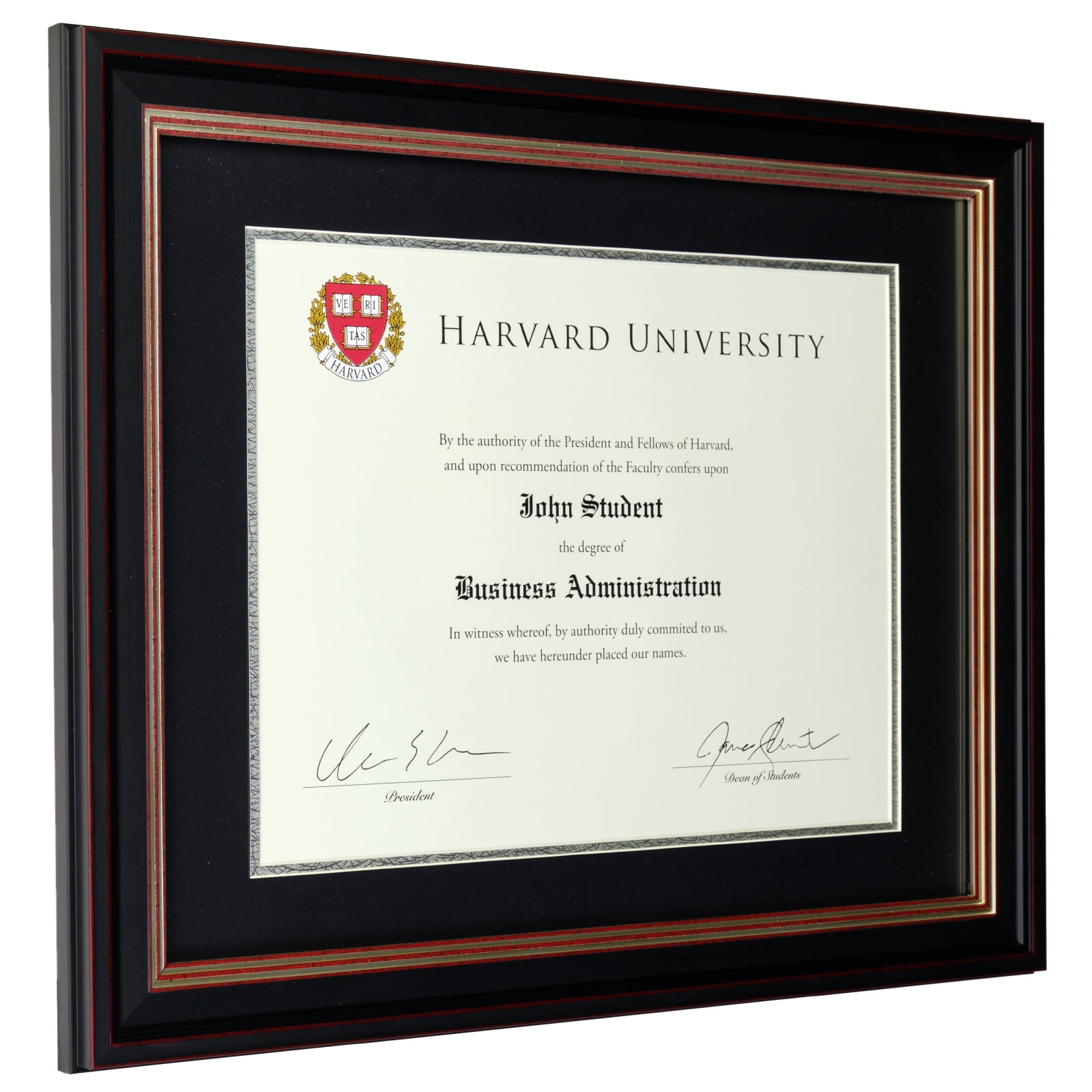 Harvard Law Diploma Frame