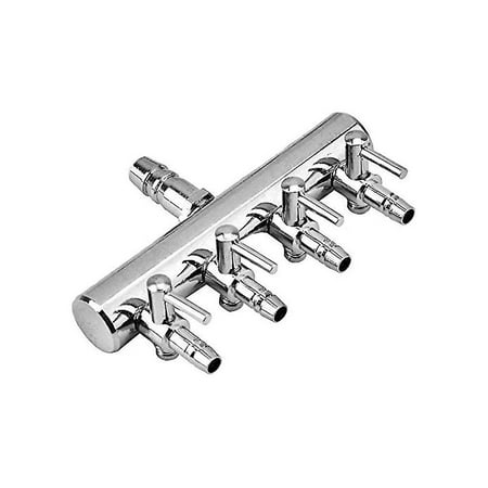 Aquarium Air Flow Manifold Fish Tank Stainless Steel Air Control Valve ...
