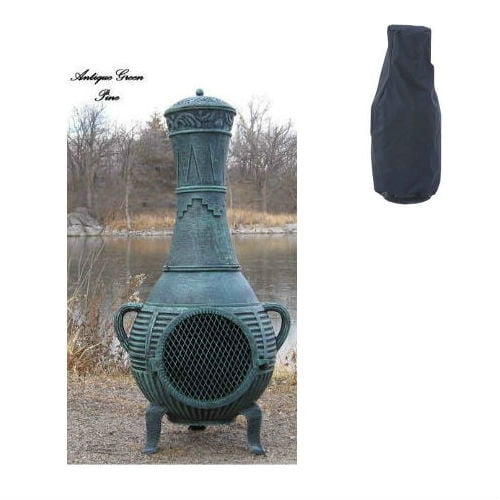 Patio The Blue Rooster Chiminea Fire Pit Grate 16.75 2 Piece Patio ...