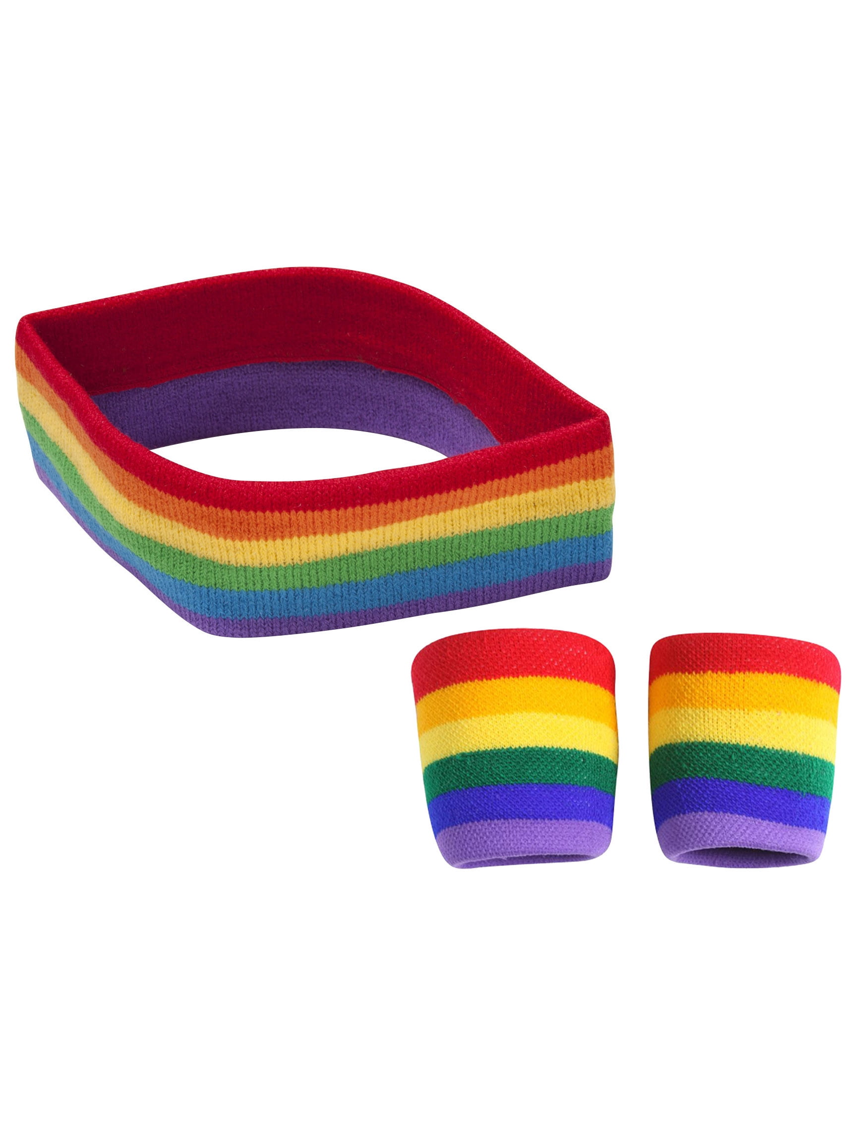 Gravity Threads LGBTQ Pride Rainbow Headband Pride Kits - 2 Piece Set ...