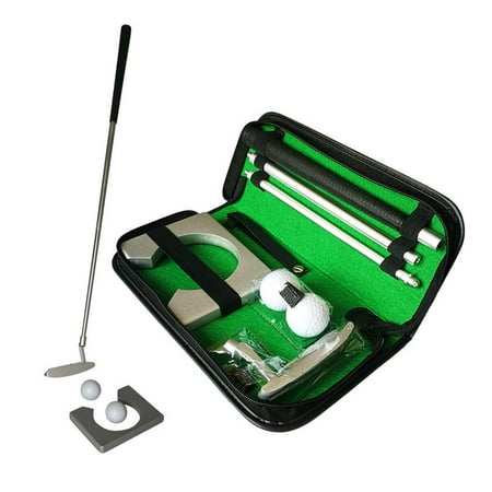Golf Putter Game Golf Gift with Indoor Ball Hole Travel Putt Golf ...