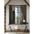 Arched Stone Doorway Blackout Curtains 84 Inches Long, Rustic ...