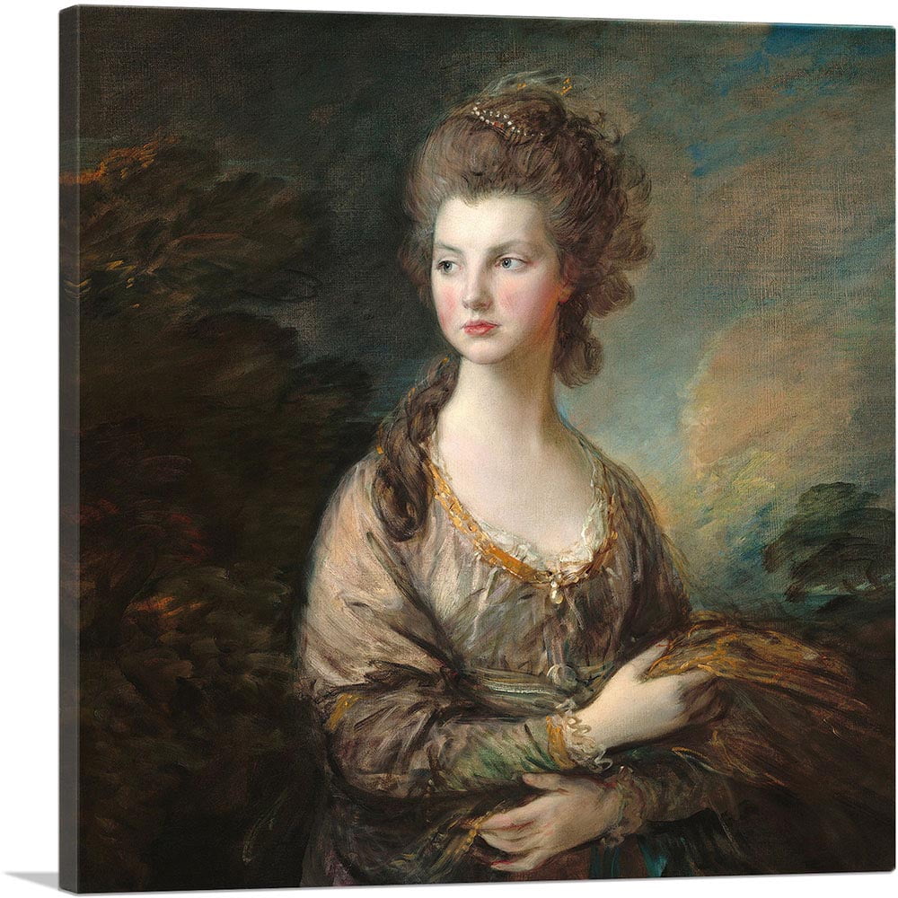 ARTCANVAS The Honorable Mrs. Thomas Graham 1775 Canvas Art Print by ...