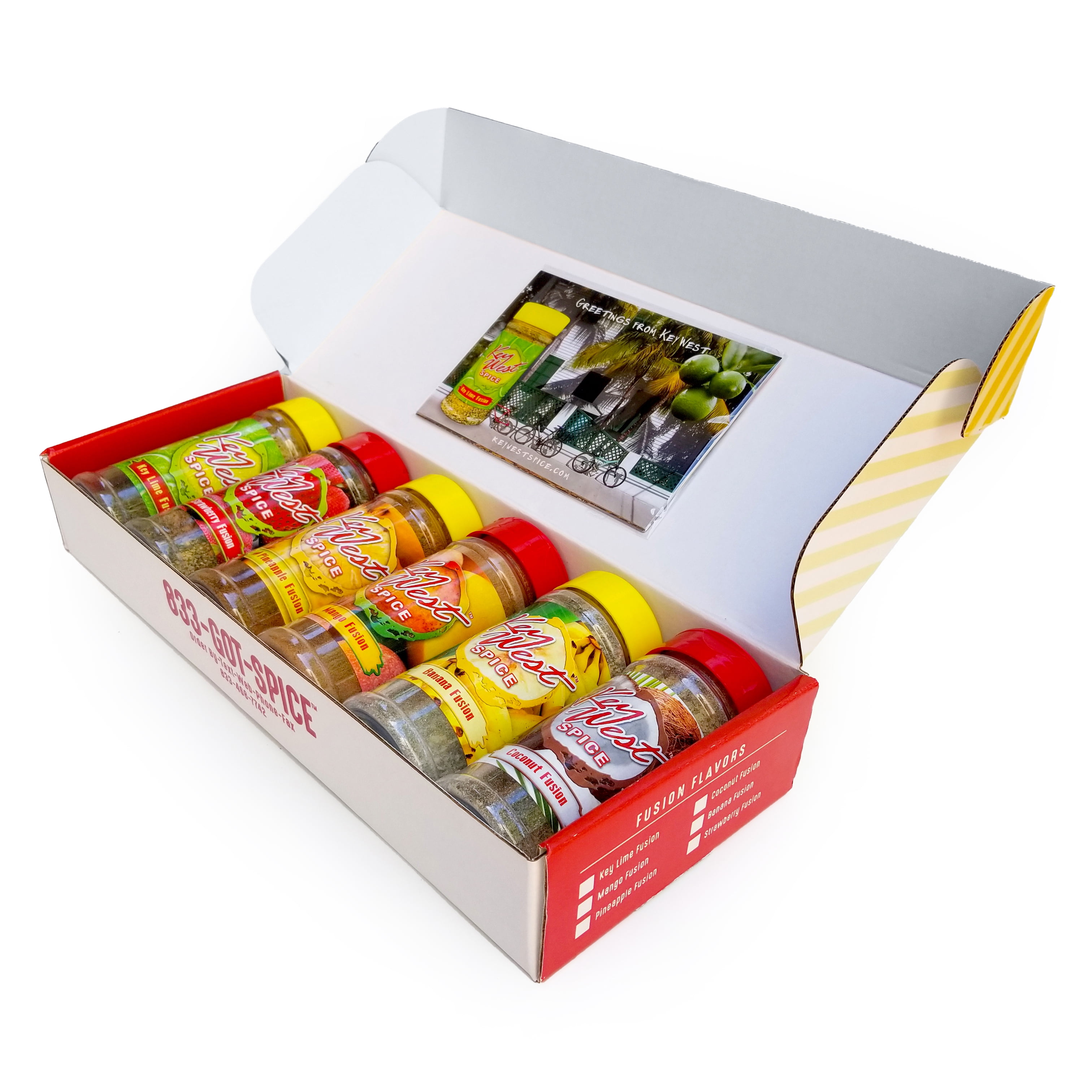 Spice Gift Box 6 Fusion Flavors Salt Free Sugar Free - Walmart.com