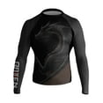 Raven Fightwear Men's Black Dragon BJJ Jiu Jitsu Rash Guard MMA ...