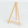 BalsaCircle 10 Natural 8" Wood Mini Easel Table Number Sign Holders ...
