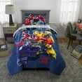 Hasbro Transformers Twin Bedding Set, Microfiber Comforter and Sheets ...