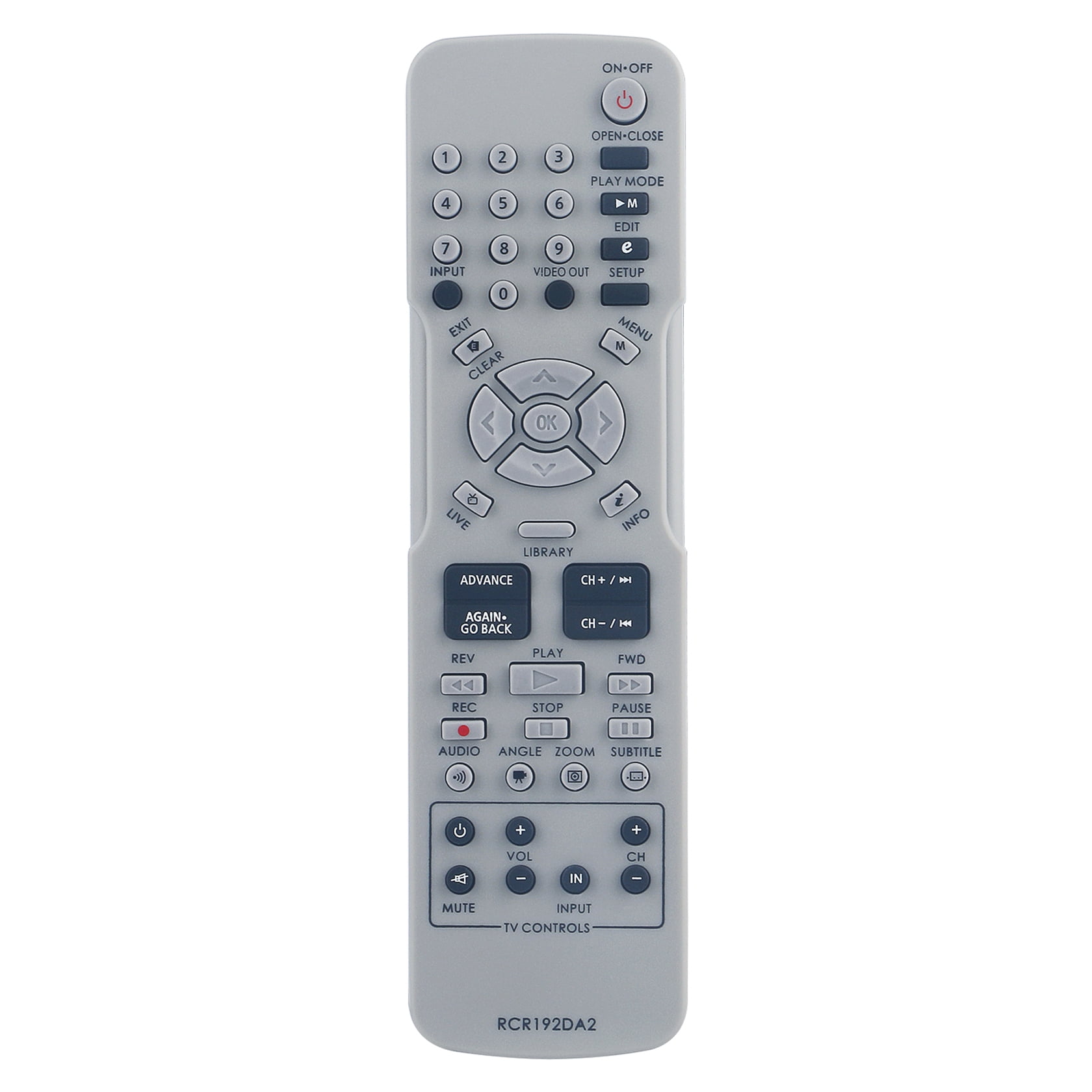 Winflike RCR192DA2 Replaced Remote Control fit for RCA DVD Player ...