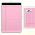 NAISHIER 5 Pcs Small Note Pad, 5x8 Notebook College Ruled Color Legal ...