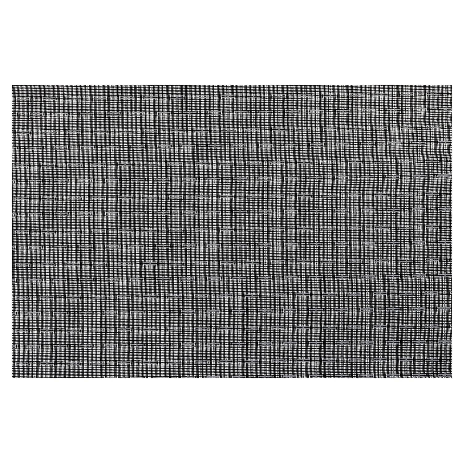 Click here for Ih Casadécor Woven Pvc Placemat Weave Black - Set... prices