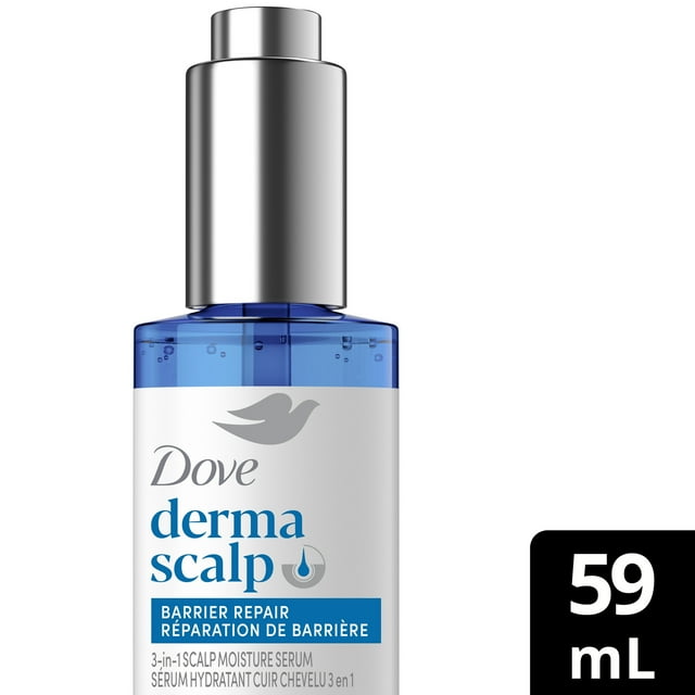 Dove Derma Scalp 3-in-1 Scalp Moisture Serum for Hair Resilience ...