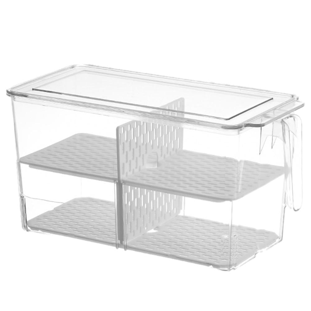 Fridge Organizers and Storage Clear|Refrigerator Drawer Organizer Case ...