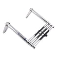 White Water B00301WH Wide Over Platform Telescoping Ladder, 3 Step ...