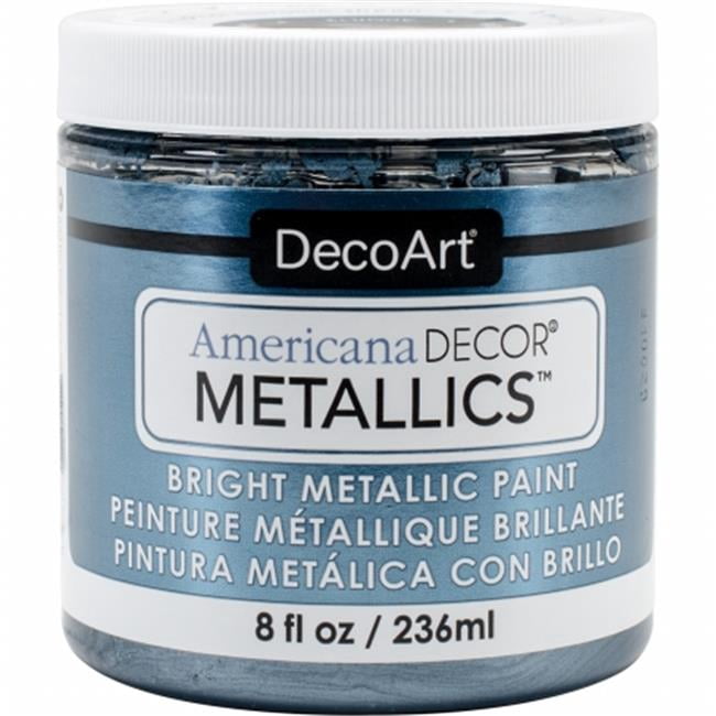 Deco Art ADMTL-12 8 oz Americana Decor Metallic Paint, Pewter | Walmart ...