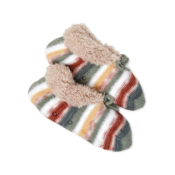 Joyspun Women's Knit Slipper Socks, 1-Pack, Size 4-10 - Walmart.com