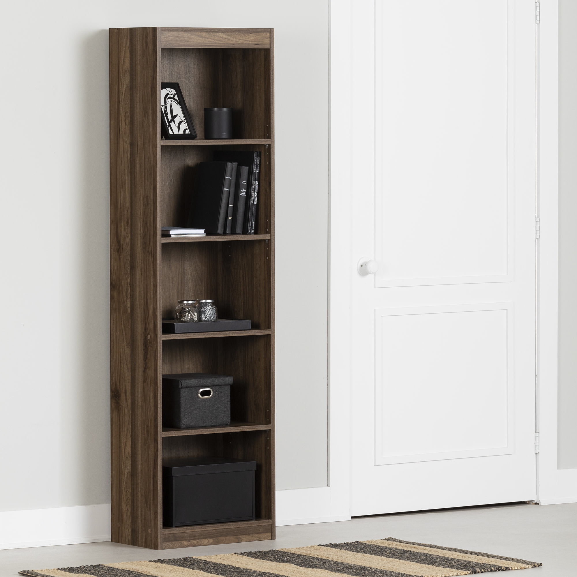 Click here for South Shore Axess 5-Shelf Narrow Bookcase  In Natu... prices