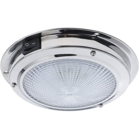 12V LED RV oat Interior Dome Cain Lamp Oval Ceiling Roof Light Trailer ...