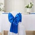 Royal Blue Satin Table Runner 12x108 Inches Long, Silk-Like Smooth ...