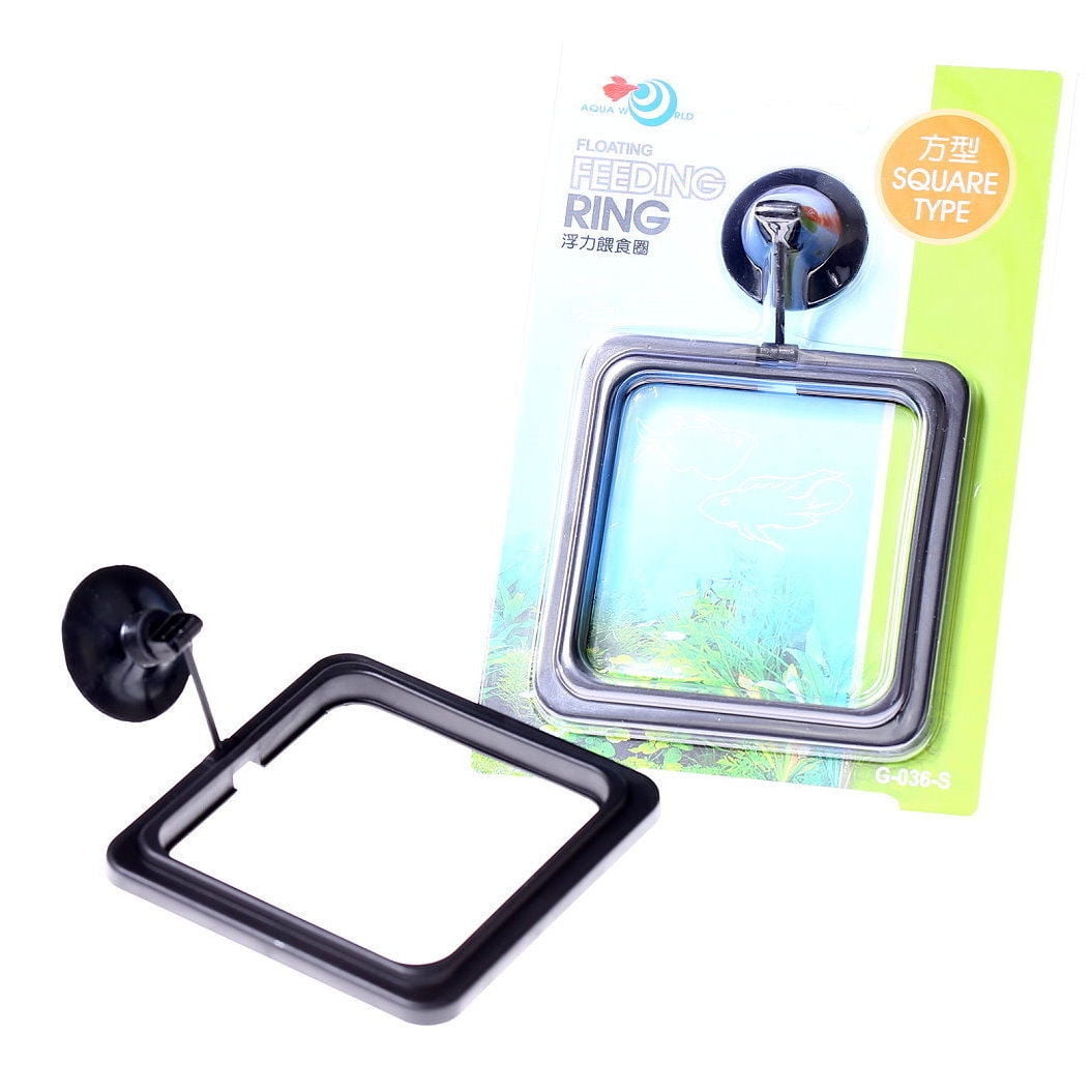 Fish Feeding Square Aquarium Fish Tank Ring Feeder Floating Food Circle ...