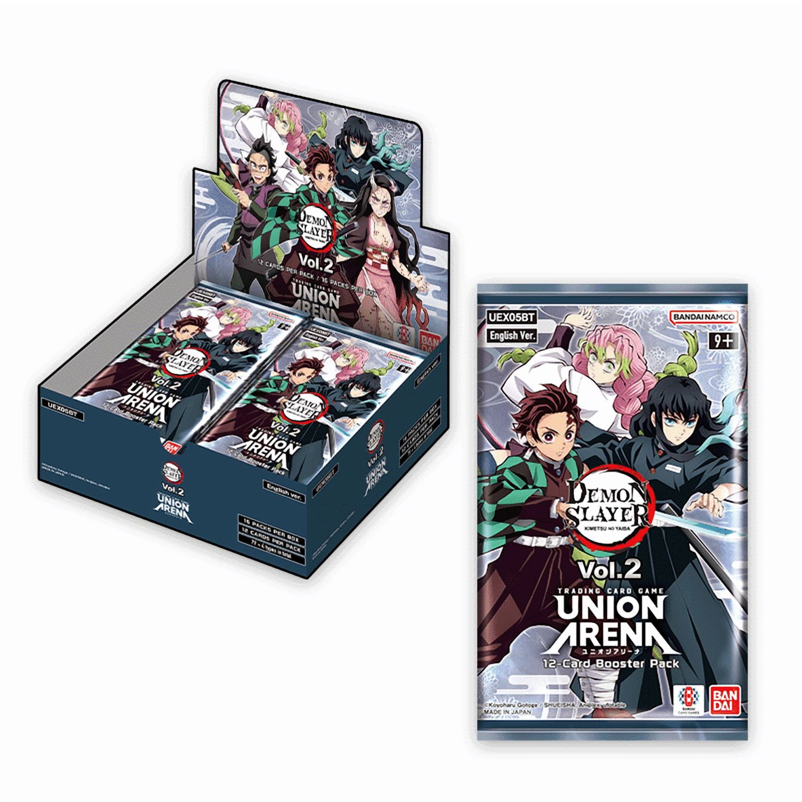 Union Arena Card Game: Booster Box: Demon Slayer: Kimetsu No Yaiba Vol ...
