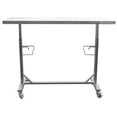 Buffalo Tools Stainless Steel Adjustable Height Workbench with Rolling ...