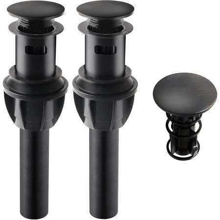 Tatum88 Set Of 2 Bathroom Sink Pop-up Drain Plug With Overflow, Pusher ...
