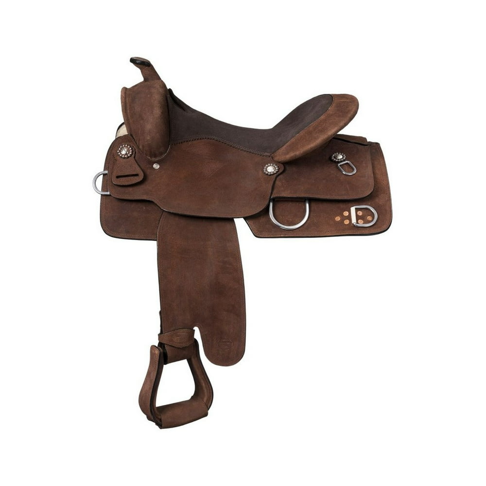 Tough-1 Western Saddle Training Full Quarter Bars Horn 16" RK1896 ...
