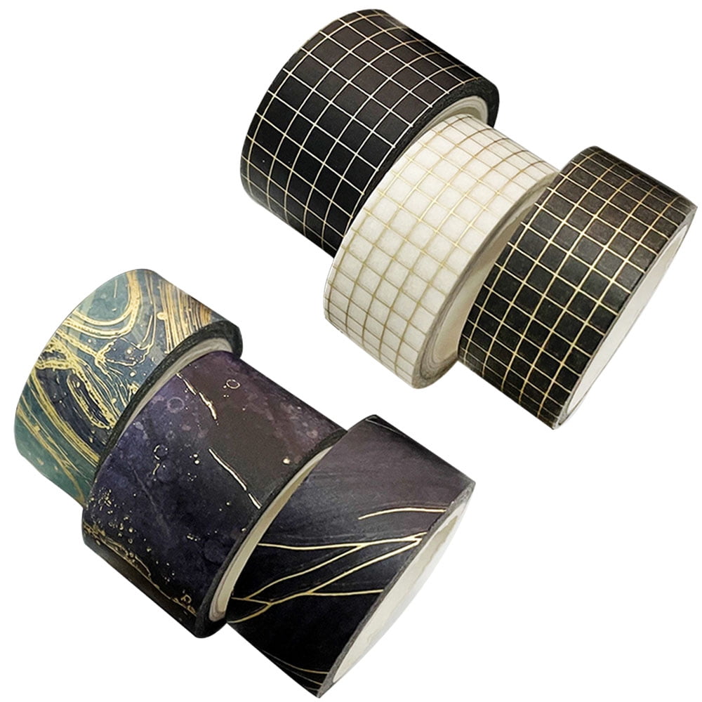6 Rolls Decorative Tape for DIY Scrapbooking, Crafts, Bullet Journal ...