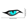 Eye Design Car and Motorcycle Decal Stickers: Lifelike, Weather ...