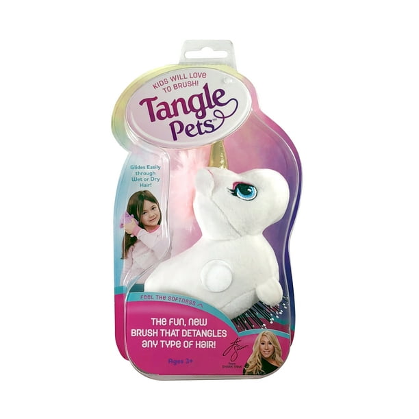 Tangle Pets Brush, Choose Sparkles the Unicorn or Cupcake the Cat ...