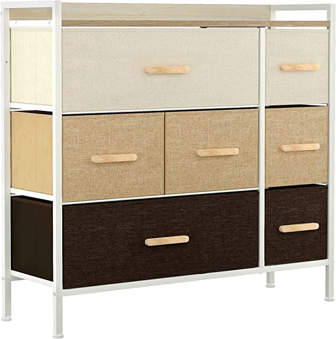 YINTATECH 7 Drawer Dresser - Fabric Storage Tower, Organizer Unit for ...