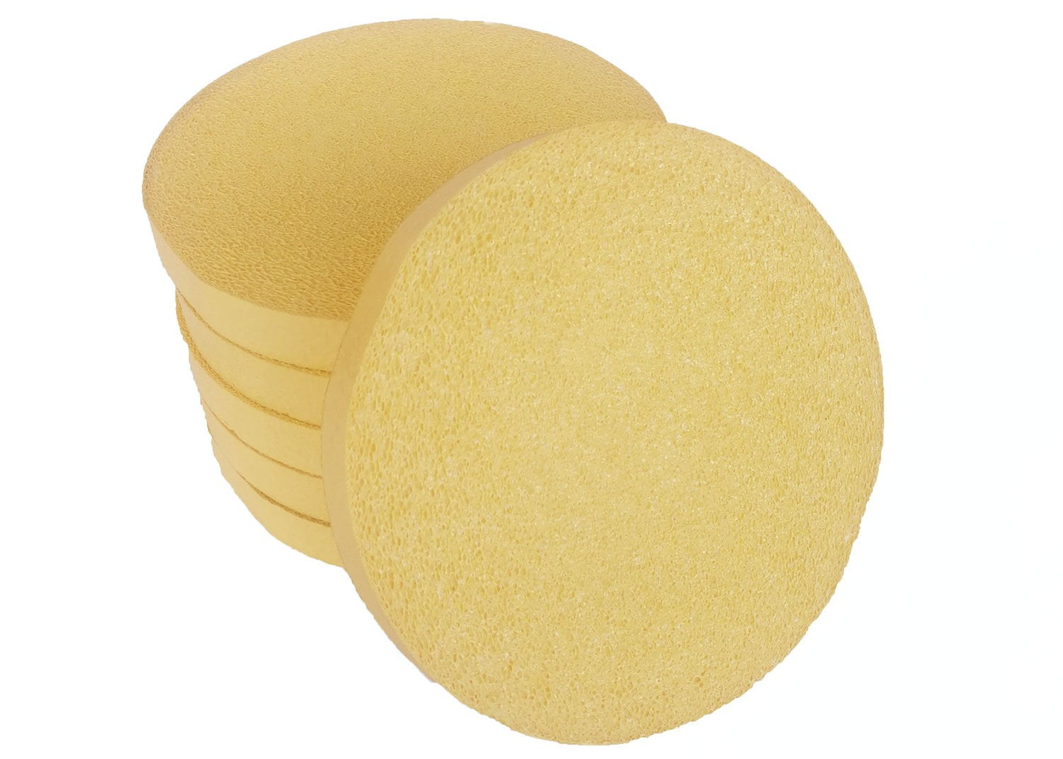 6 x 3/4 Inches Set of 6 Yellow Color Craft Foam Circle Disc for ...