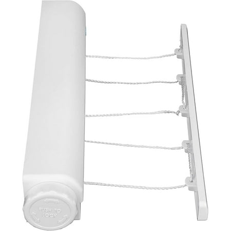 Retractable Clothesline, Outdoor Heavy Duty Parallel Adjustable Hanging ...