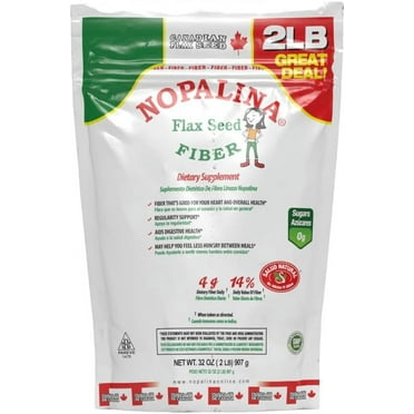 Nopalina Flax Seed Fiber Dietary Supplement, 120 count - Walmart.com