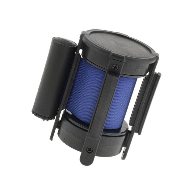 Stanchion Queue Barrier Crowd Control Retractable Blue - Walmart.ca