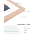 8x10 Picture Frame (4 Pack, Pink) Made of Real Glass and Wooden Frame ...