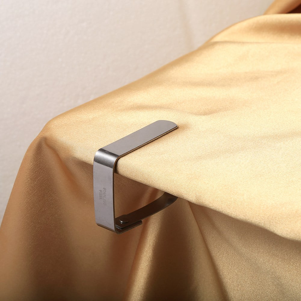 Mgaxyff New Adjustable Stainless Steel Tablecloth Clips Clamps For mgaxyff-new-adjustable-stainless-steel-tablecloth-clips-clamps-for