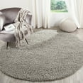 Free Shipping! SAFAVIEH Athens Solid Plush Shag Area Rug, Light Grey, 3 ...