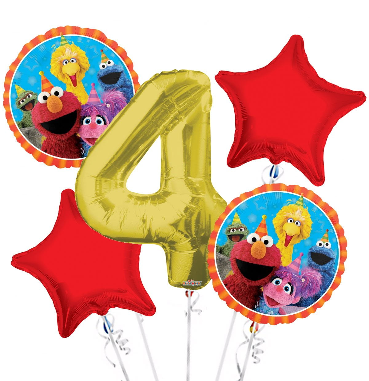 The Number 4 Sesame Street