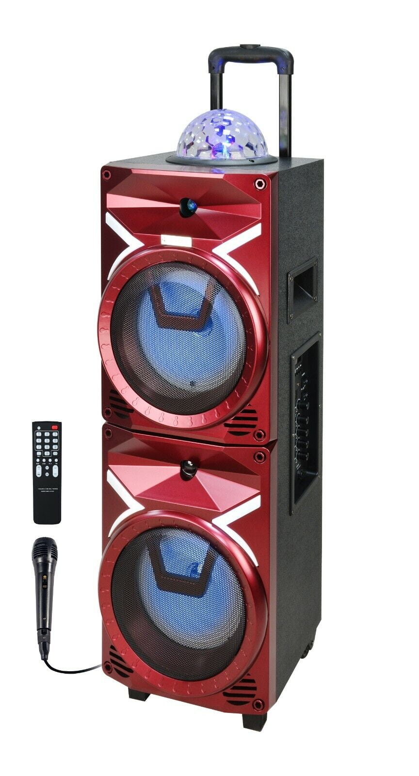 TopTech Boom-208 Fully Amplified Portable 5000 Watts Peak Power 2x8 ...