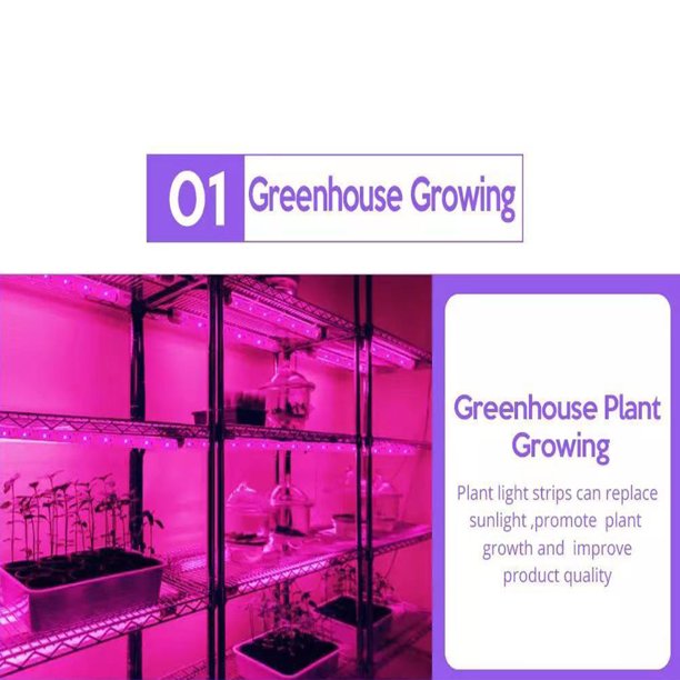 Grow Light Strip LED Trimmable Grow Lamp Strip; Indoor Plant Strip ...