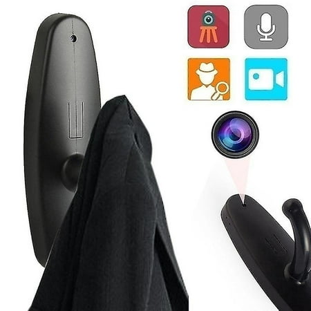 Hidden Camera Clothes Hook Coat Hanger Cam Motion Detection Nanny Video ...