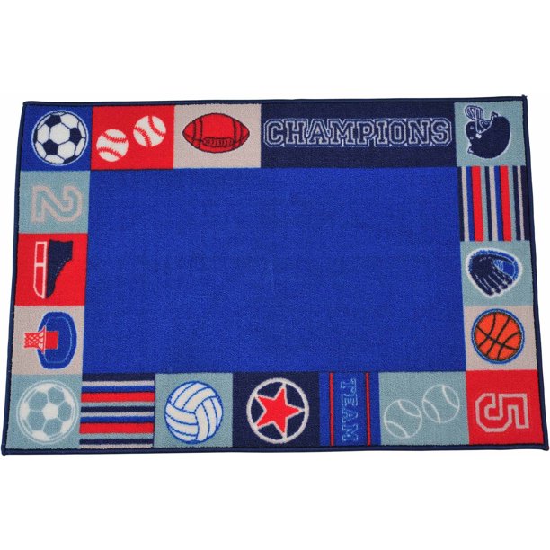 Mainstays Kids Americana Sports Rug,30" x 46" - Walmart.com