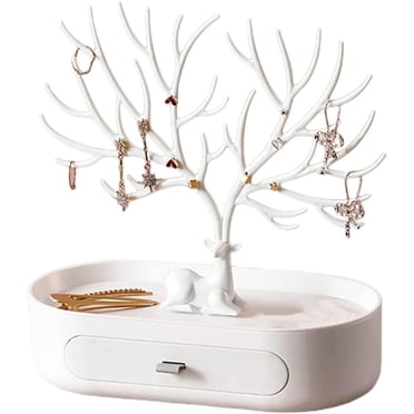 Magik Jewelry Deer Tree Stand Display Organizer DIY Handcrafts Parts ...