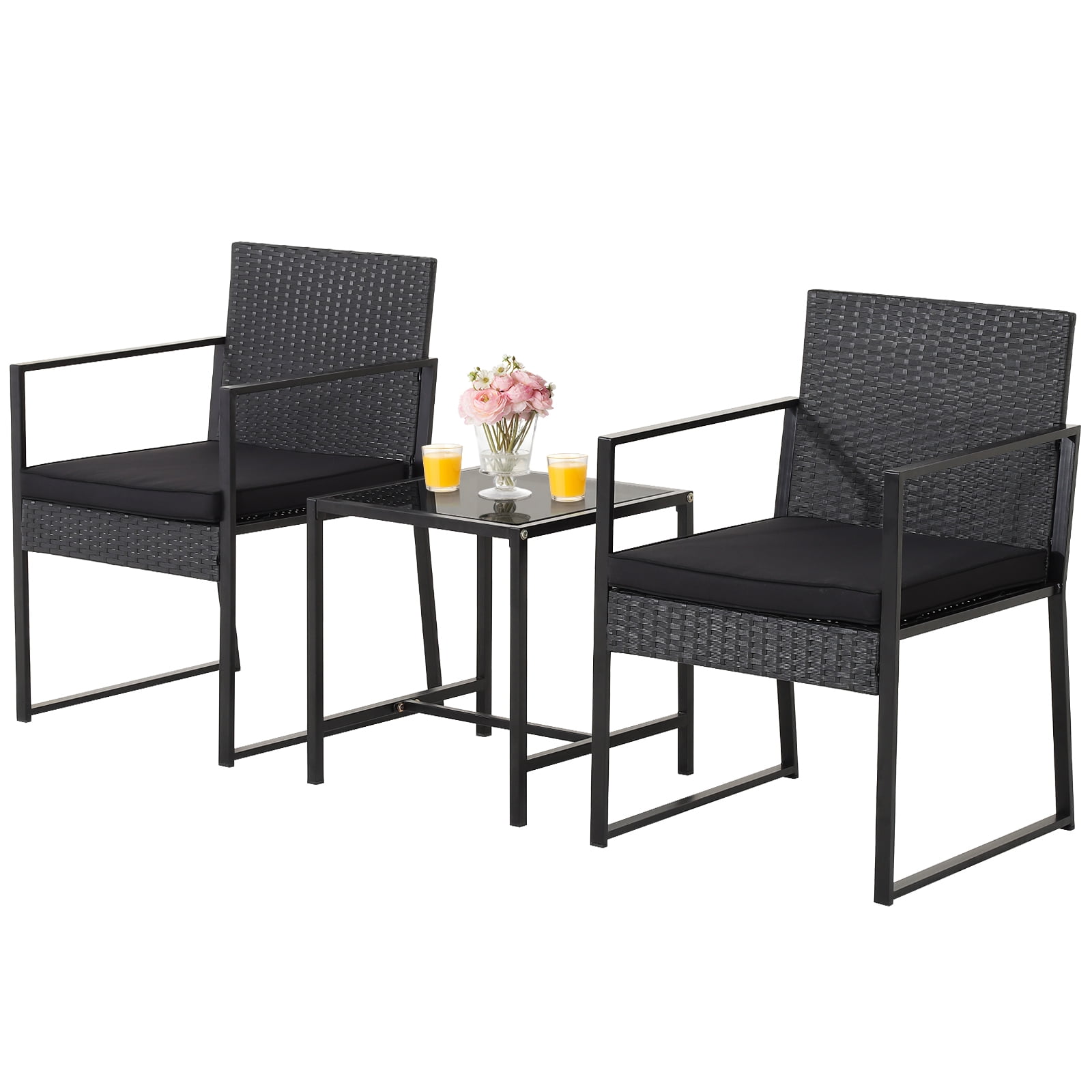 Click here for Patiojoy 3 Pieces Patio Furniture Set Hand-Woven P... prices