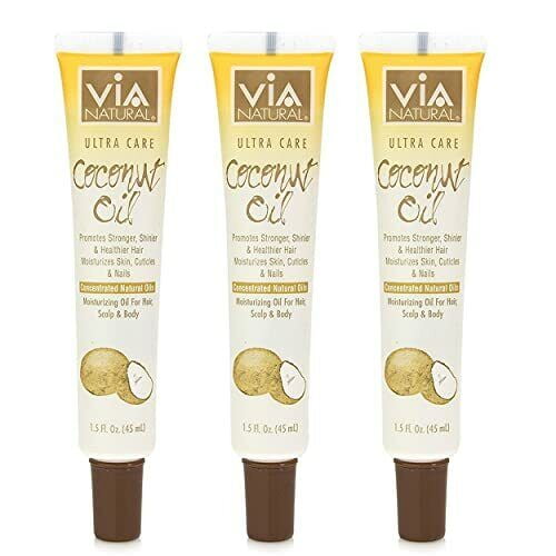Via Natural Ultra Care Coconut Oil Concentrated Natural Oil 1.5 oz (PACK OF 3) - Walmart.com