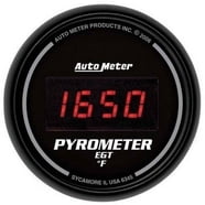 AUTO METER 7544 2-1/16IN PYROMETER KIT, 0-1600F, FSE - Walmart.com
