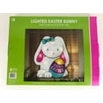Impact Innovations Ninetails Lighted Easter Bunny Window Decoration ...