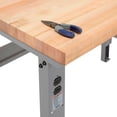 Global Industrial GBE183179 Standard Duty Butcher Block Top Adjustable ...